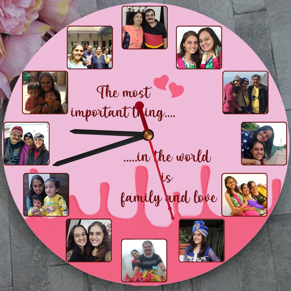 Order Online Create Happy Moments Clock | Justmygift