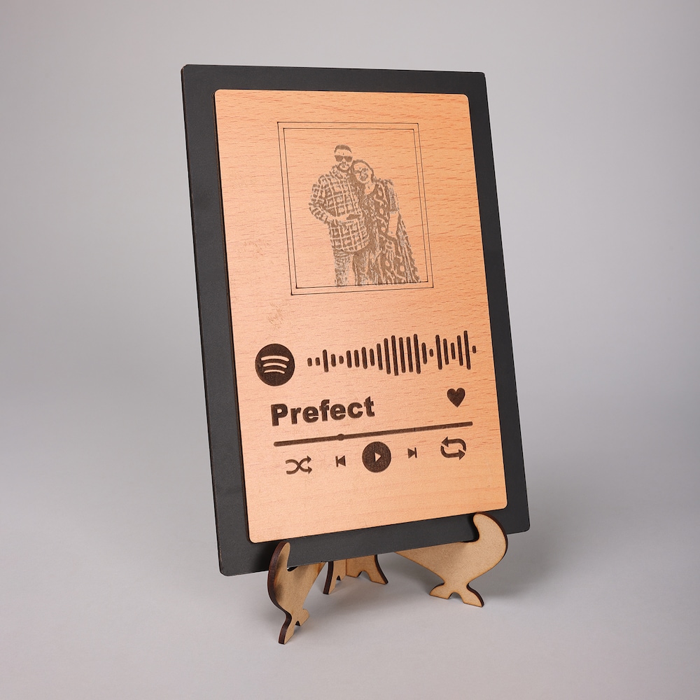 Order Online Spotify Engraved Wooden Frame | Justmygift