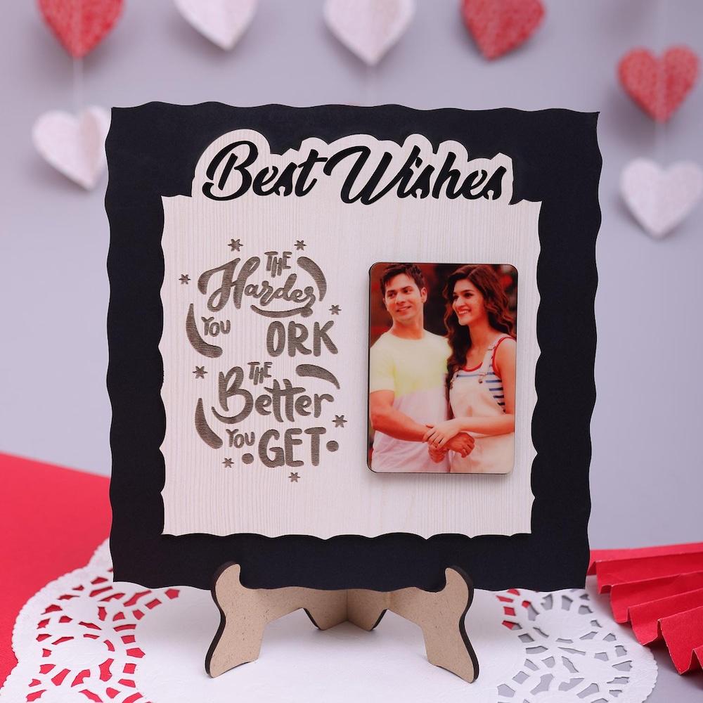 Order Online Best Wishes Engraved Frame | Justmygift