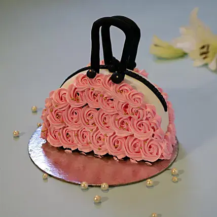 Order Online Floral Purse Cake | Justmygift
